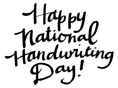 National Handwriting Day - The Well-Appointed Desk