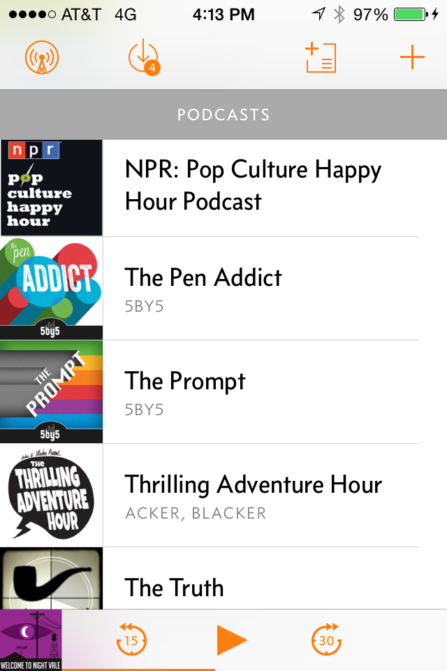 The Overcast Podcast App - The Well-Appointed Desk