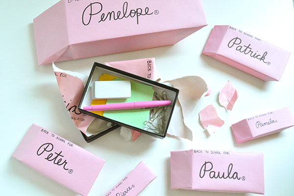Eraser Gift Packaging - The Well-Appointed Desk