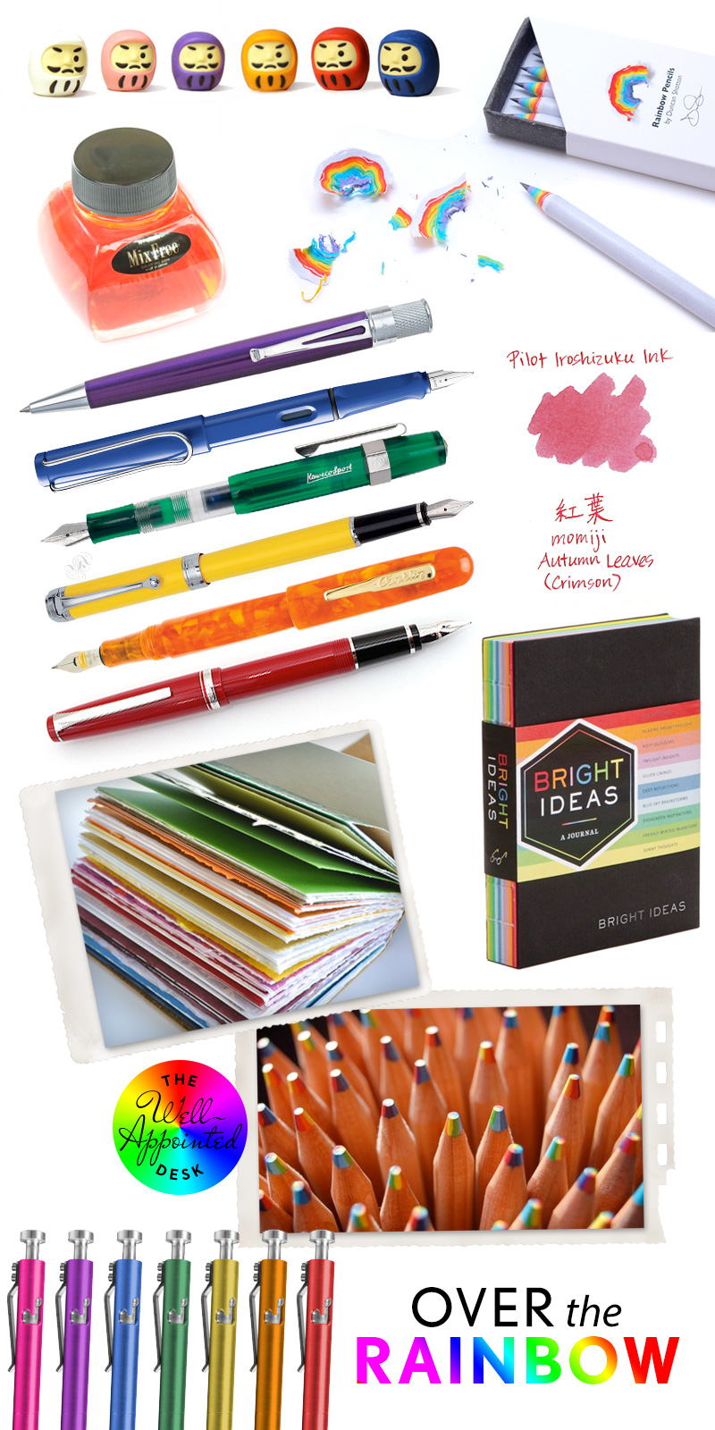 Fashionable Friday: Over the Rainbow – The Well-Appointed Desk