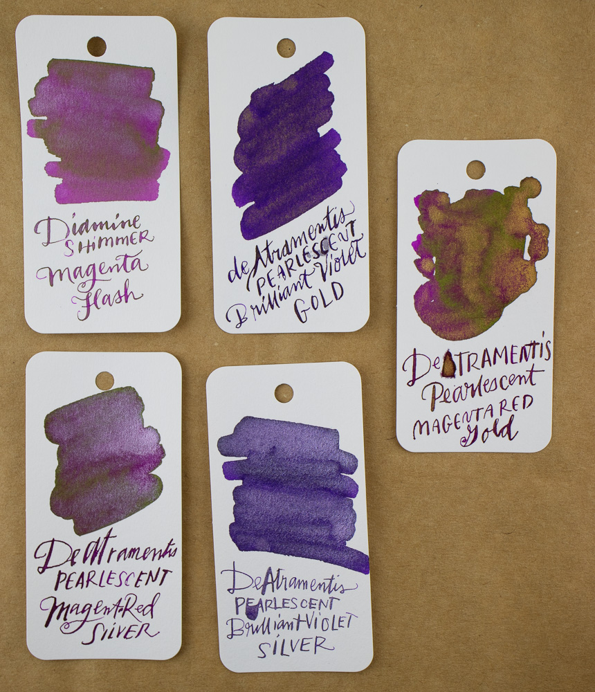 Ink Review: DeAtramentis Pearlescent Inks – The Well-Appointed Desk