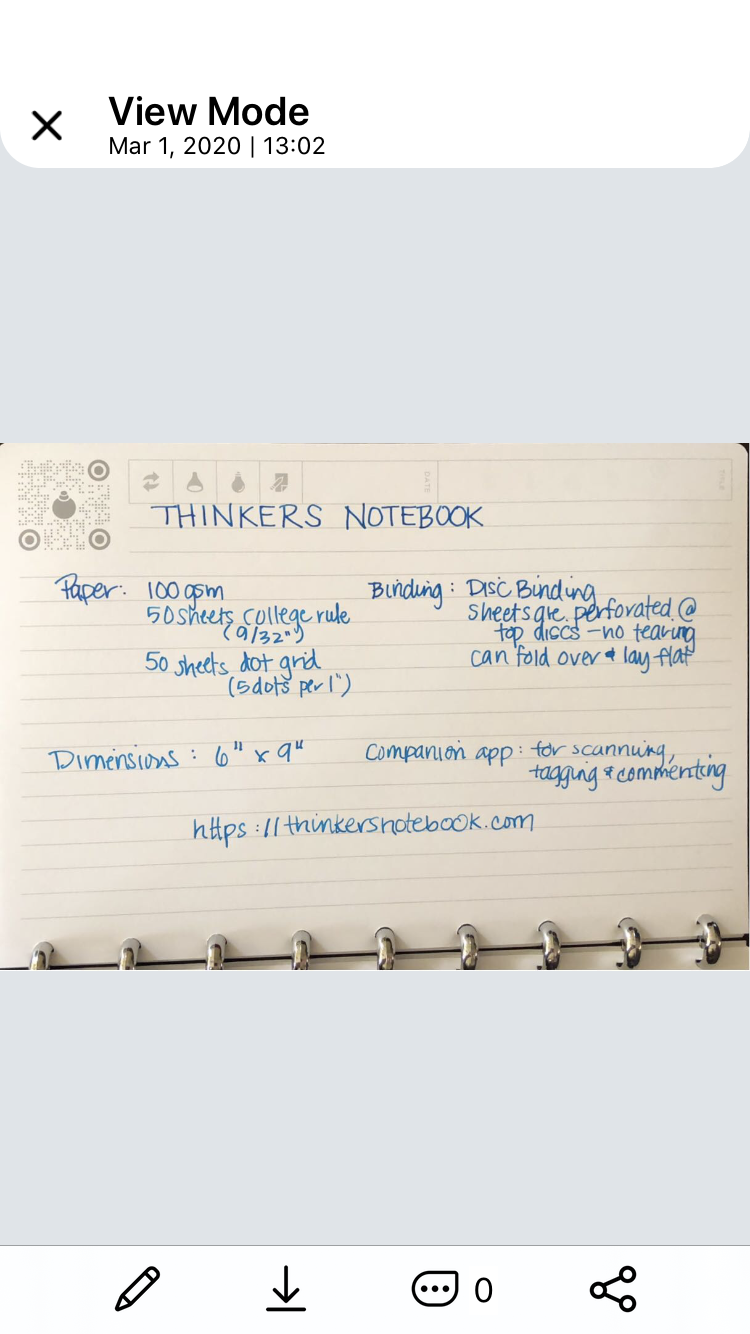 Notebook Review: Thinkers Notebook – The Well-Appointed Desk