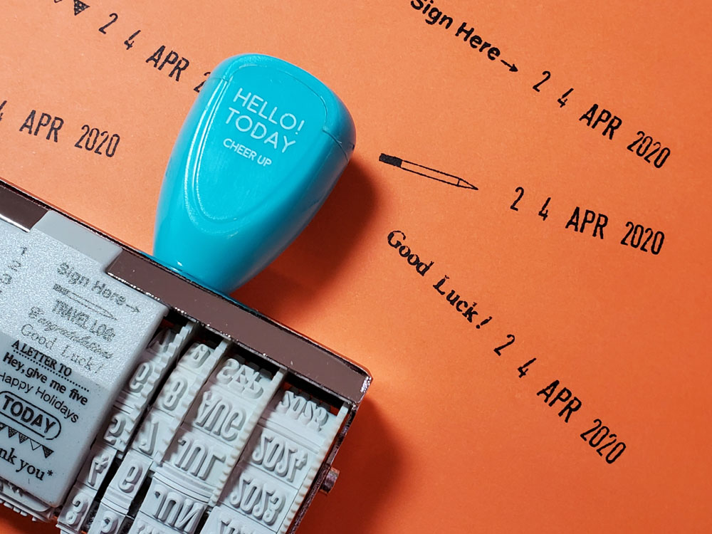 Product Review: C. Ching Stationery Rubber Date Stamp – The Well ...