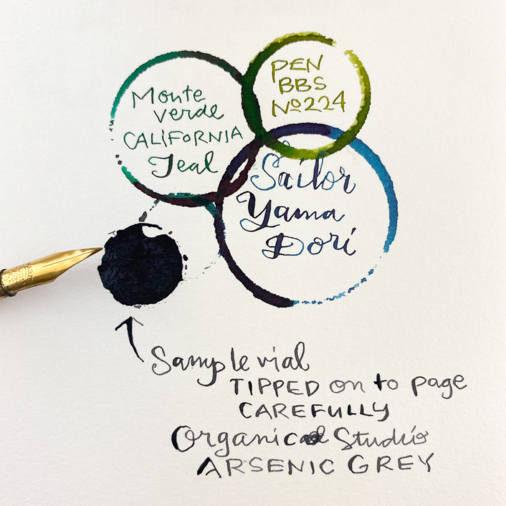 How to: Make Ink Ring Swatches - The Well-Appointed Desk
