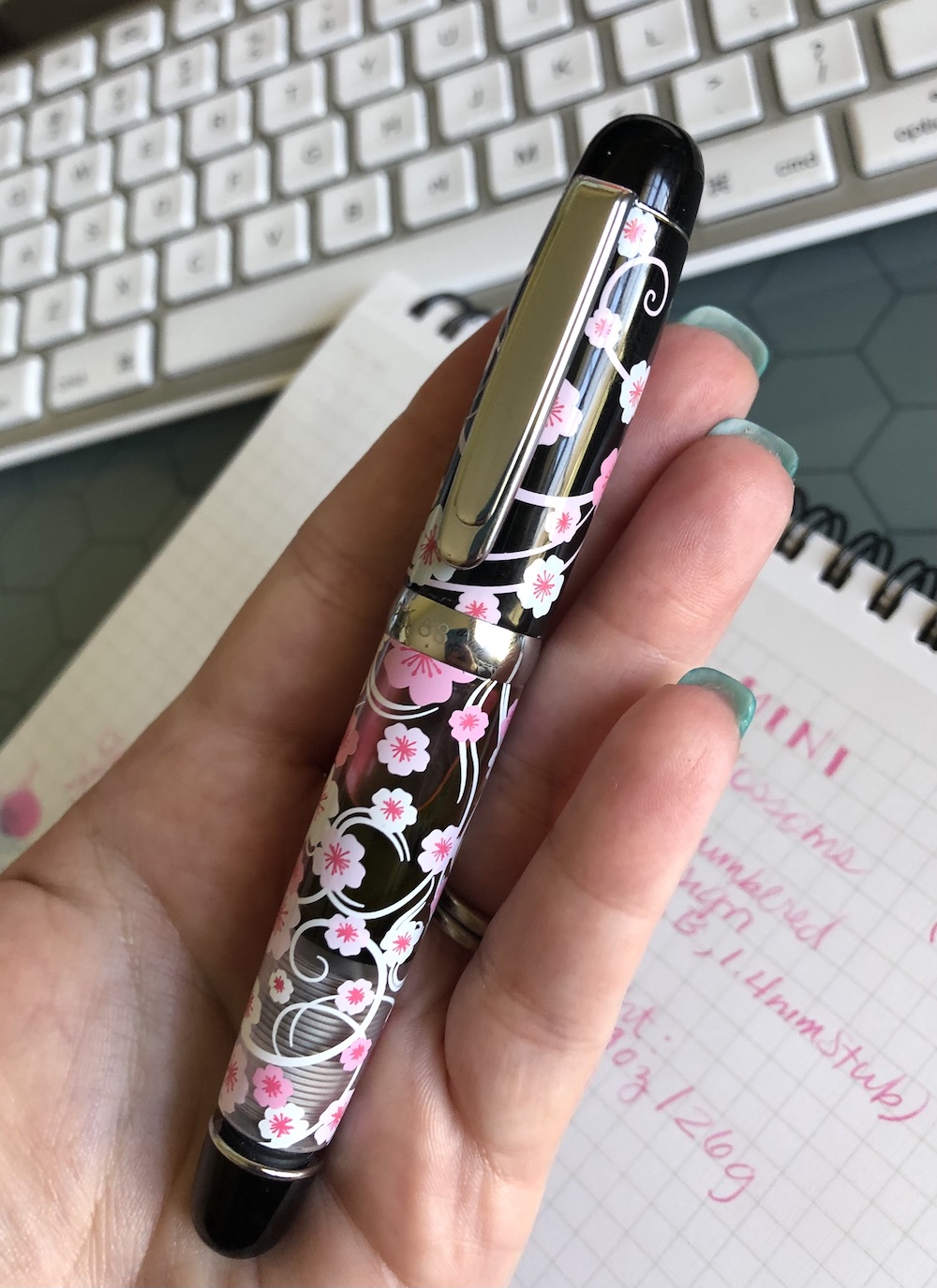 Fountain Pen Review: Opus 88 Mini Fountain Pen in Sakura Cherry ...